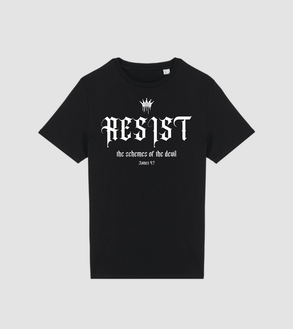 Resist Evil | Black T-shirt | Fear No Evil | Fear No Evil